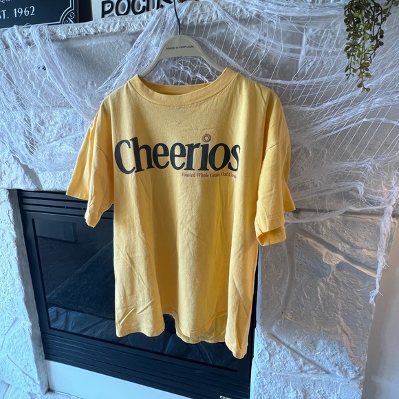 Vintage | Shirts | Rare Vintage Single Stitched Cheerios Graphic Tshirt ...